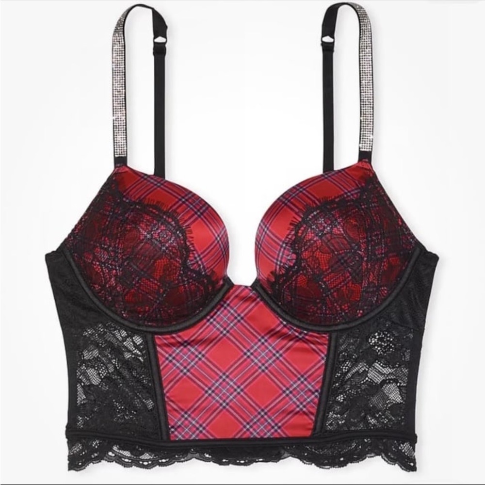 Victoria's Secret Bombshell Add-2-Cups Push-Up Corset… - Gem